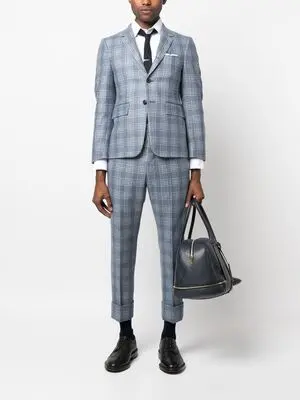 Thom Browne Backstrap Flannel Tailored Trousers
