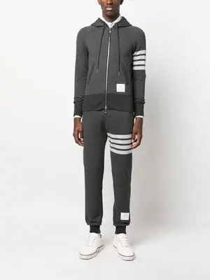 Thom Browne Signature 4-bar Stripe Track Pants - Grey