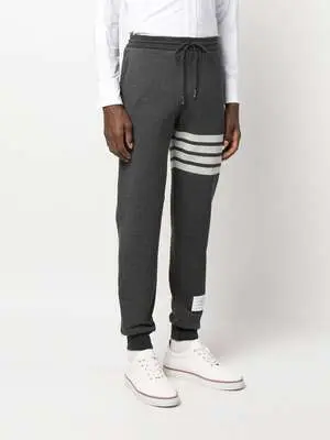 Thom Browne Signature 4-bar Stripe Track Pants - Grey