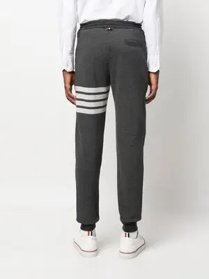 Thom Browne Signature 4-bar Stripe Track Pants - Grey