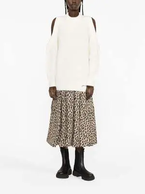 GANNI Cold-shoulder Jumper