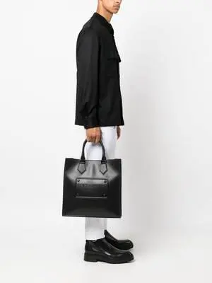 Dolce & Gabbana Logo-embossed Leather Tote