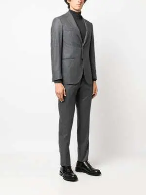 D4.0 Pinstripe-pattern Single-breasted Blazer