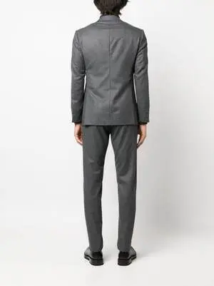 D4.0 Pinstripe-pattern Single-breasted Blazer