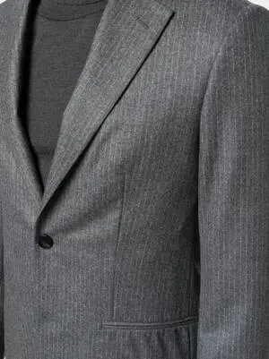 D4.0 Pinstripe-pattern Single-breasted Blazer