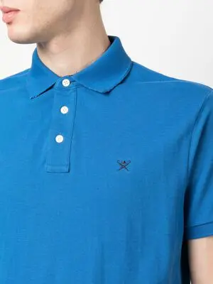 HACKETT LONDON Logo-embroidered Piqué Cotton Polo Shirt