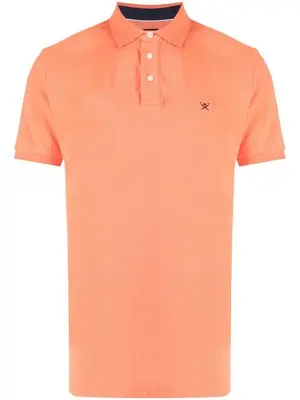 HACKETT Logo-embroidered Cotton Polo Shirt