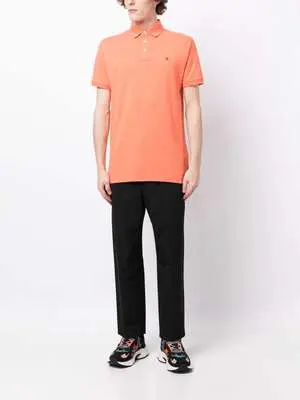 HACKETT Logo-embroidered Cotton Polo Shirt