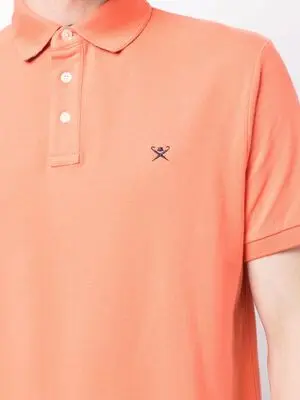 HACKETT Logo-embroidered Cotton Polo Shirt