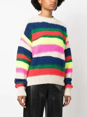 Dsquared2 Horizontal-stripe Chunky-knit Jumper