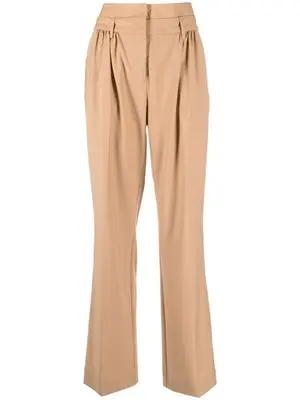 The Garment Box Pleat Pants For Women