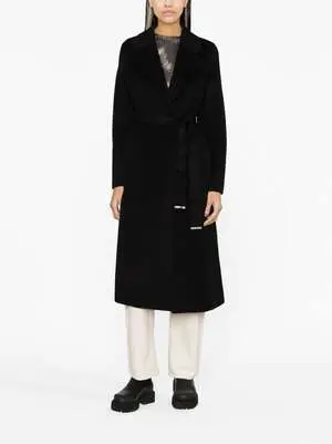 Michael Kors Belted Double-breasted Coat - Black