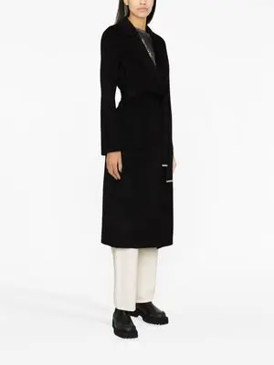 Michael Kors Belted Double-breasted Coat - Black