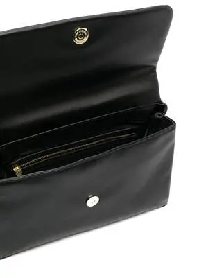 Moschino Hollies Logo-plaque Faux-leather Clutch