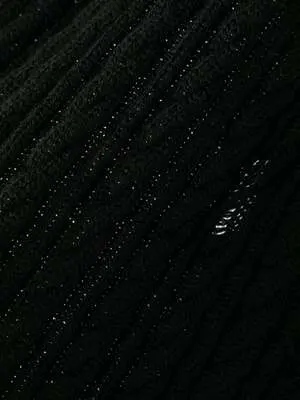 Roberto Cavalli Cable-knit Wool Scarf