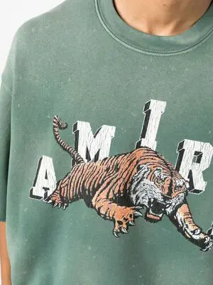 AMIRI アミリ TIGER CREWNECK ショートスリーブスウェット M AMIRI アミリ TIGER CREWNECK ショートスリーブスウェット M - メルカリ