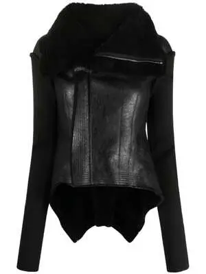 Rick Owens Leather Biker Jacket