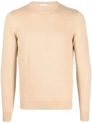 Malo Crew-neck Cashmere Jumper - Brown