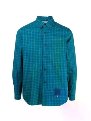 FUMITO GANRYU Plaid-check Print Shirt