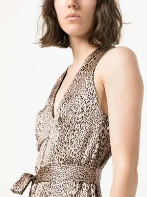 TWINSET Leopard-print Jumpsuit