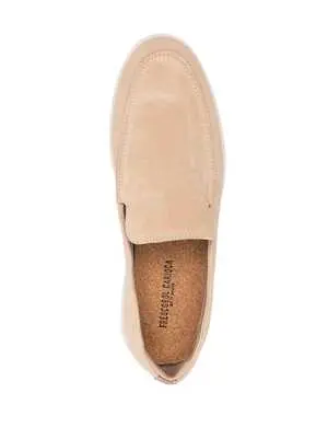 Frescobol Carioca Miguel Suede Loafers - Neutrals