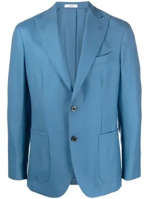 Boglioli Single-breasted Virgin-wool Blazer