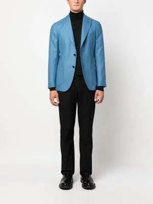 Boglioli Single-breasted Virgin-wool Blazer