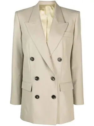 Isabel Marant Étoile Nevimea Double-breasted Blazer - Neutrals