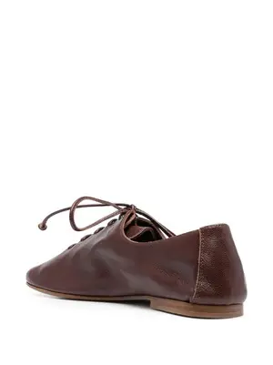 Hereu Plegada Leather Derby Shoes - Brown