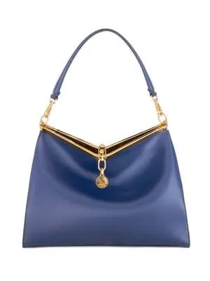 Etro Vela Leather Shoulder Bag - Blue