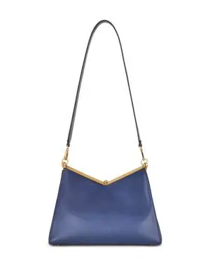 Etro Vela Leather Shoulder Bag - Blue