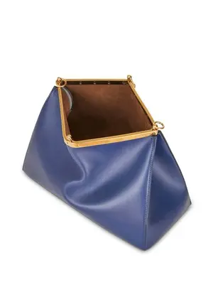 Etro Vela Leather Shoulder Bag - Blue