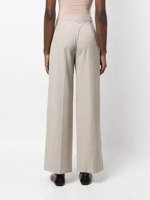 LOW CLASSIC High-waisted Pleated Trousers - Neutrals