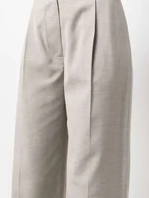 LOW CLASSIC High-waisted Pleated Trousers - Neutrals