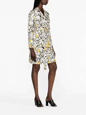 LANVIN Floral-print Belted Wrap Dress