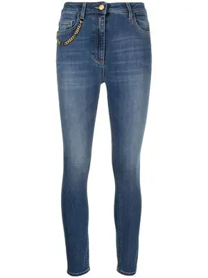 Elisabetta Franchi Skinny Bottoms For Women