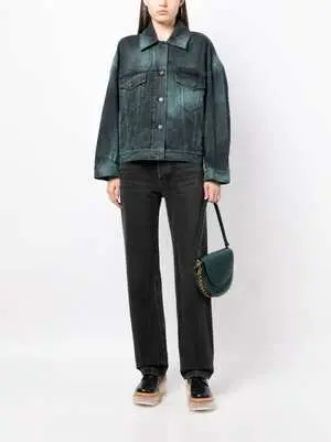 Stella McCartney Tie-dye Denim Jacket - Blue