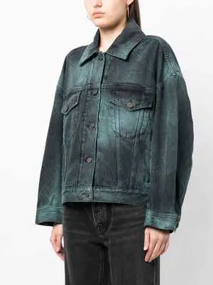 Stella McCartney Tie-dye Denim Jacket - Blue