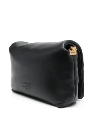 Pinko Love Click Puff Leather Shoulder Bag