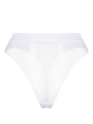 MAISON CLOSE Corps À Corps High-waisted Thong - White