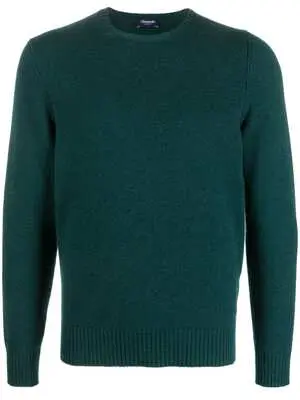 DRUMOHR Crew-neck Cashmere Sweater - Green