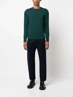 DRUMOHR Crew-neck Cashmere Sweater - Green