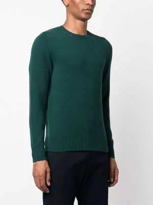 DRUMOHR Crew-neck Cashmere Sweater - Green