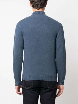 Fedeli High-neck Long-sleeve Jumper