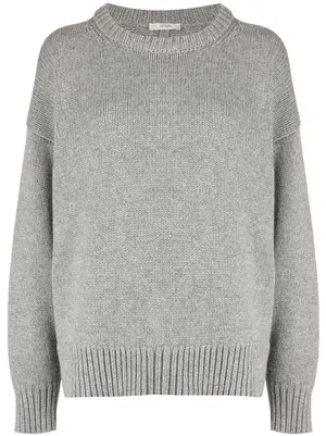 THE ROW Drop-shoulder Jumper - Grey