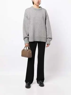 THE ROW Drop-shoulder Jumper - Grey