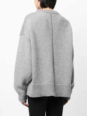 THE ROW Drop-shoulder Jumper - Grey