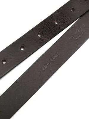 LEMAIRE Logo-engraved Buckle Leather Belt