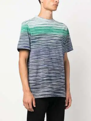 Missoni Gradient-effect Striped Cotton T-shirt