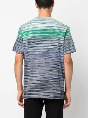 Missoni Gradient-effect Striped Cotton T-shirt
